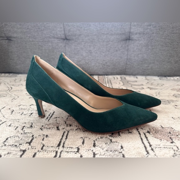 27 EDIT | Shoes | Faris Pointed Toe Pump Green 27 Edit Natualizer ...